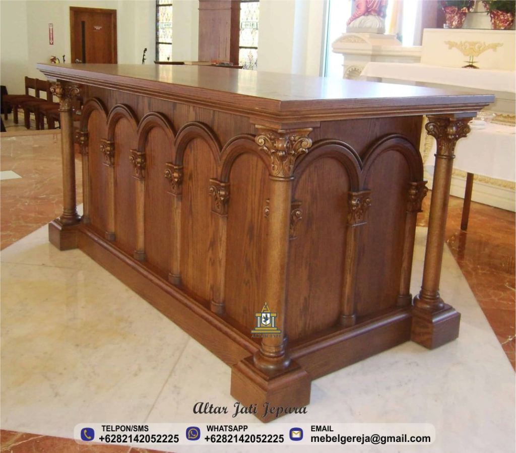 Meja Alta Gereja Sederhana, Meja Altar Gereja Kristen Protestan